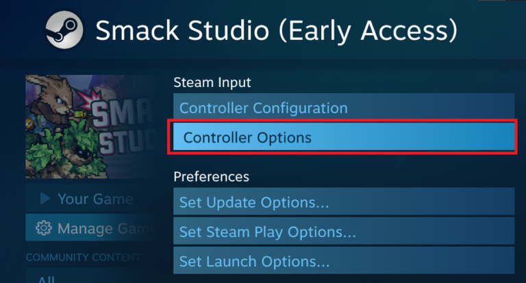 How To Disable Steam Input / Controller Configuration - Smack Studio